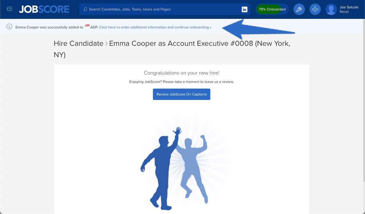 How do I use the ADP Workforce Now® HRIS integration? – JobScore Help